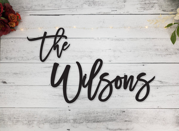 Custom Wedding Decor Backdrop Wood Name Sign, Wooden Last Name Sign ...